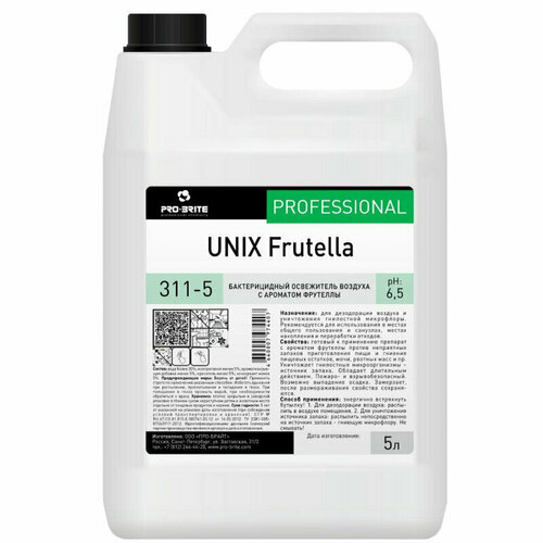 Профхим освежитель воздуха антибакт. Pro-Brite/UNIX Frutella, 5л, 1742704