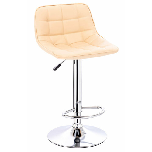 Барный стул Everprof Cooper (Цвет: Cream Кремовый, Материал: Экокожа)