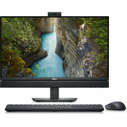 Моноблок Dell Optiplex 7410 Plus 23.8" Full HD i5 13500 (1.8) 16Gb SSD256Gb UHDG 770 Linux Ubuntu GbitEth WiFi BT 240W клавиатура мышь Cam черный 1920x1080