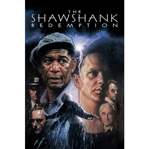 Плакат, постер на бумаге Побег из Шоушенка (The Shawshank Redemption, 1994г). Размер 21 х 30 см