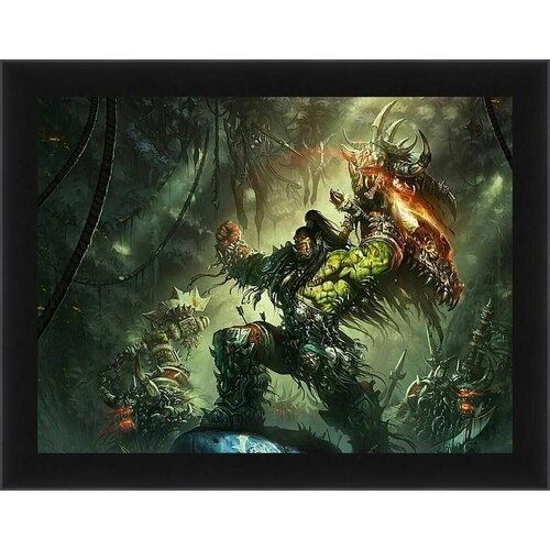 Плакат, постер на бумаге Warcraft. Размер 60х84 см