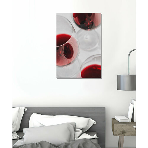 Картина/Картина на холсте для интерьера/Картина на стену/Картина для кухни/ -Вино 30х40