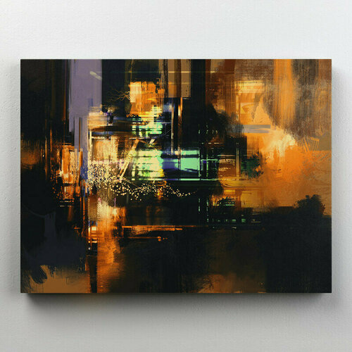 Интерьерная картина на холсте "Абстракция - текстурный фон" размер 30x22 см