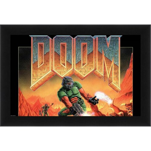 Плакат, постер на бумаге Doom. Размер 42 х 60 см