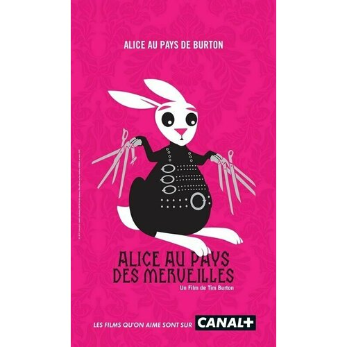 Плакат, постер на бумаге Алиса в стране чудес (Alice in Wonderland), Тим Бёртон. Размер 21 х 30 см