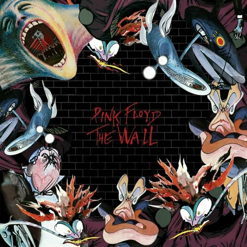Плакат, постер на холсте Pink Floyd-The Wall/Пинк Флойд. Размер 21 х 30 см