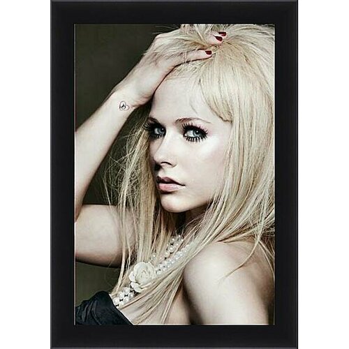 Плакат, постер на холсте Avril Lavigne-Аврил Лавин. Размер 21 х 30 см