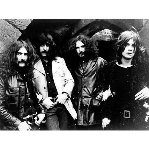 Плакат, постер на холсте Black Sabbath/музыкальные/поп исполнитель/артист/поп-звезда/группа. Размер 30 х 42 см