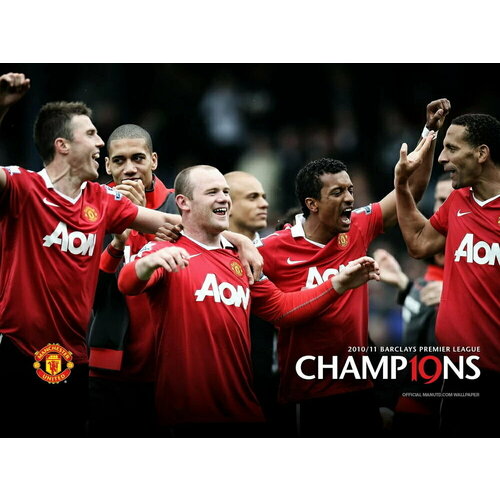 Плакат, постер на холсте Manchester United/Манчестер Юнайтед/спорт. Размер 21 х 30 см