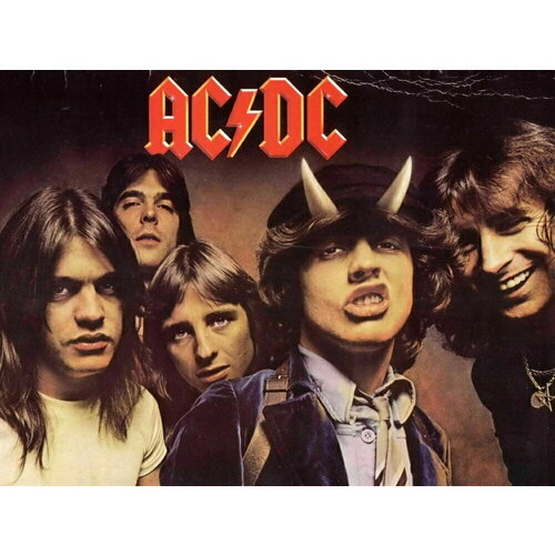 Плакат, постер на холсте AC DC/музыкальные/поп исполнитель/артист/поп-звезда/группа. Размер 30 на 42 см