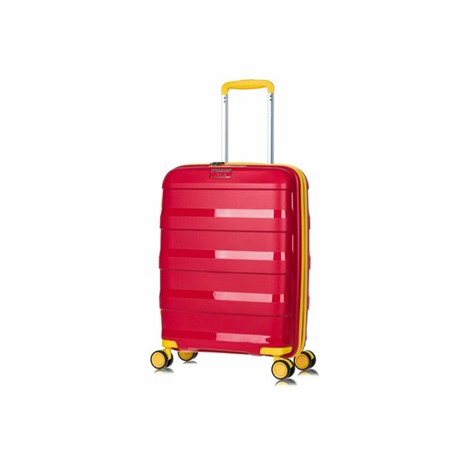 Чемодан L'case Monaco, 33 л, размер S, красный