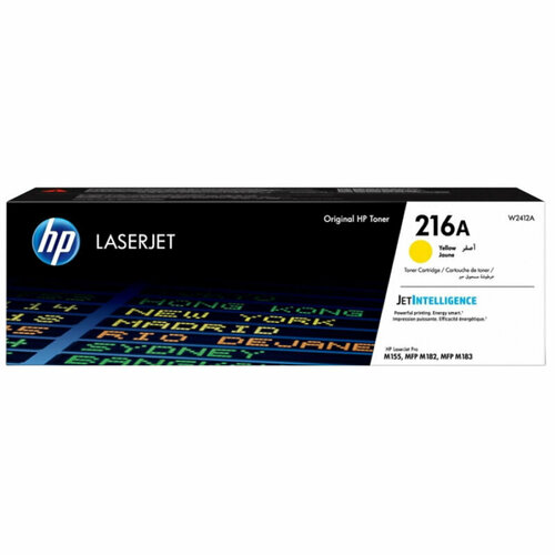 Картридж лазерный HP 216A W2412A жел. для LaserJet Pro MFP M182/M183, 1167844