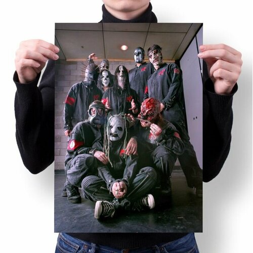 Плакат Slipknot, Слипнот №7, А3 (42-29 см)