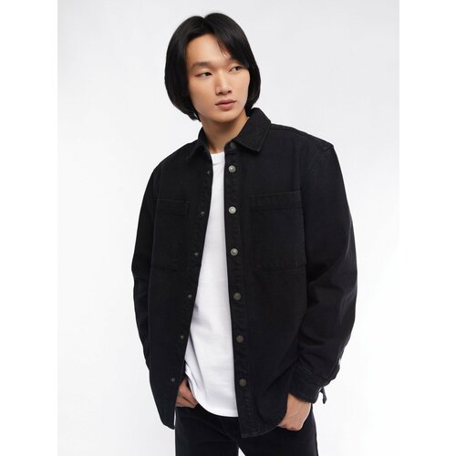 Куртка-рубашка Zolla, размер XL, черный