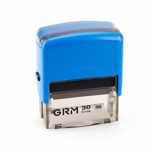 GRM 30 Office Автоматическая оснастка для штампа (штамп 47 х 18 мм.), Синий
