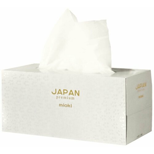 Салфетки бумажные Mioki Marabu Premium с белыми цветами 220шт х1шт