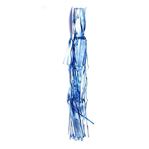Новогодняя декорация Дождик из мишуры длина 2 м синий
