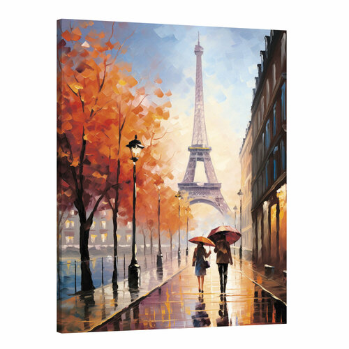 Интерьерная картина 50х70 "Парижская мечта"