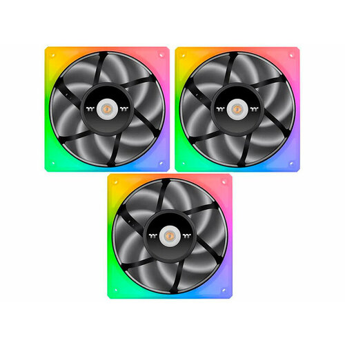 Thermaltake Кулер для компьютерного корпуса TOUGHFAN 14 RGB High Static Pressure Radiator Fan 3-Fan