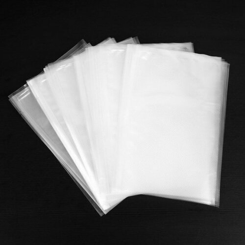 Набор пакетов для вакууматора Luazon, рифленые, 50 шт, 20 x 30 см