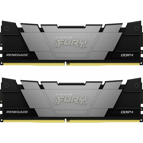 Оперативная память 16Gb DDR4 3600MHz Kingston Fury Renegade Black (2x8Gb KIT) (KF436C16RB2K2/16)