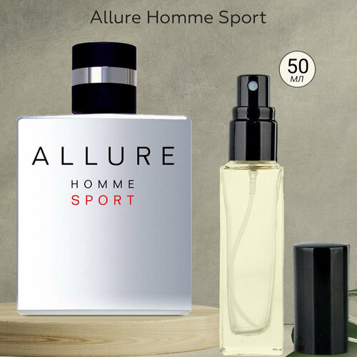 Gratus Parfum Alure Homme Sport духи мужские масляные 50 мл (спрей) + подарок