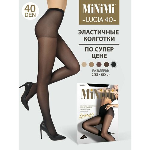 Колготки MiNiMi Lucia, 40 den, размер 2, черный