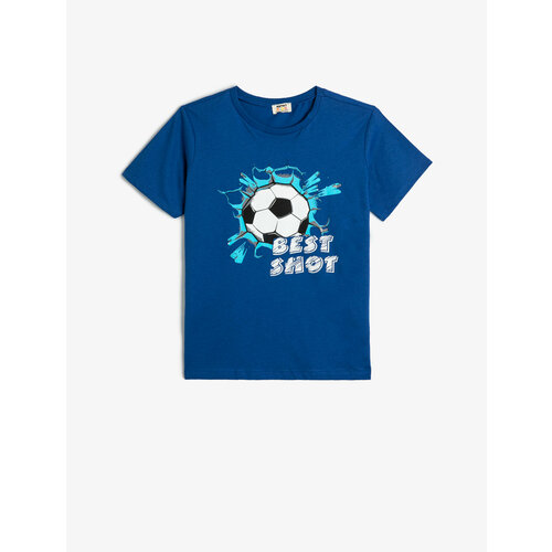 Футболка KOTON, размер 11-12 лет, синий