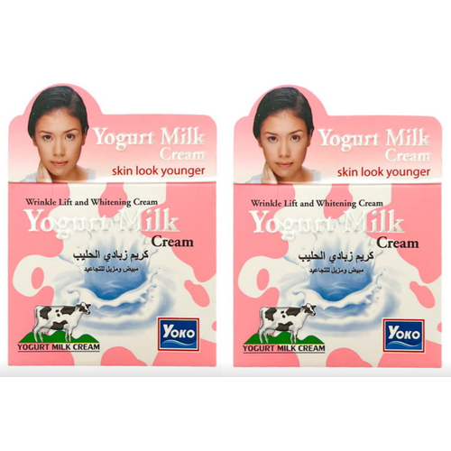 Крем для лица Yoko, с молоком, йогуртом, 50 гр, 2 шт.