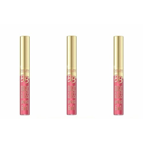 Eveline Cosmetics Блеск для губ BB Magic Gloss №227, 9 мл, 3 шт