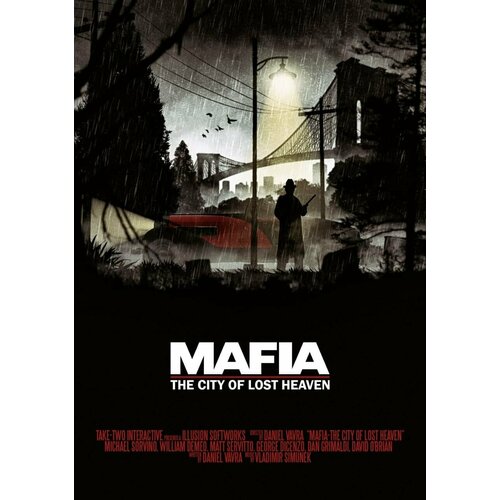 Плакат, постер на холсте Mafia (2002г). Размер 42 х 60 см
