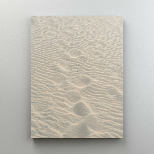 Интерьерная картина на холсте "Белый песок в пустыне" пейзажи и природа, размер 22x30 см