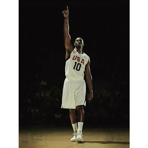Плакат, постер на холсте Kobe Bryant/Коби Брайант/спорт. Размер 60 х 84 см