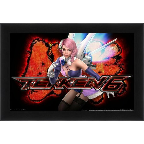 Плакат, постер на холсте Tekken 6. Размер 42х60 см