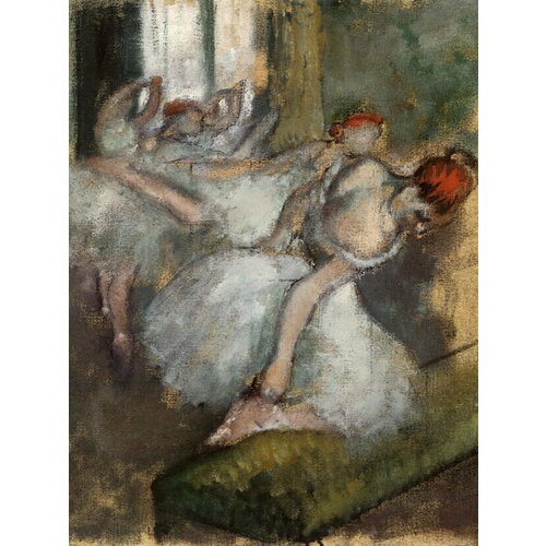 Плакат, постер на холсте Edgar Degas/Дега Эдгар-Танцовщицы/спорт. Размер 30 х 42 см