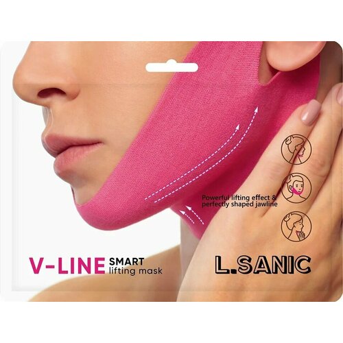 L Sanic / Маска-бандаж для лица L Sanic для коррекции овала лица 11г 1 шт