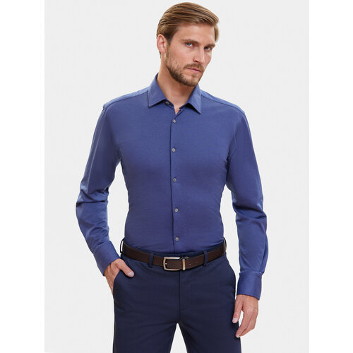 Рубашка KANZLER, размер 42, синий