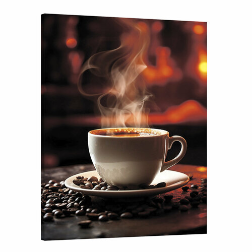 Интерьерная картина 50х70 "Кофе"