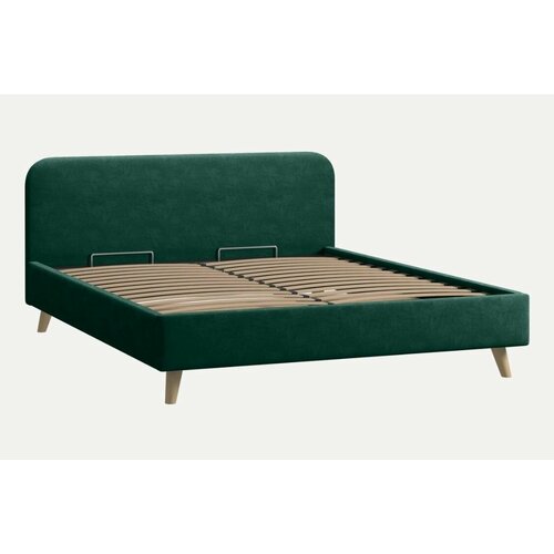 Лайтси 140 Velvet Emerald кровать