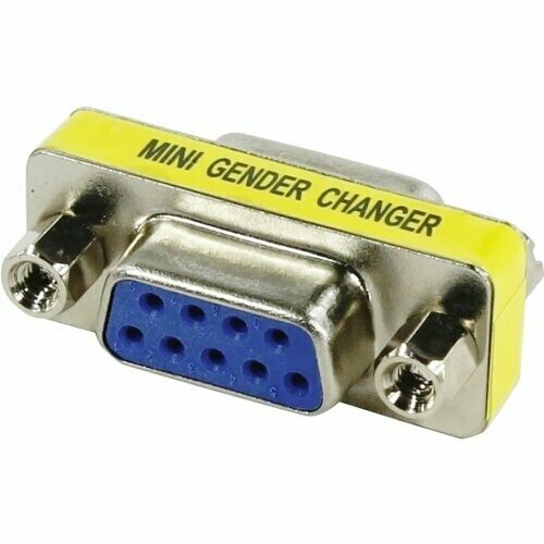 Переходник RS232 9F-9F KS-367B COM порт Gender Changer DB-9pin гнездо-гнездо