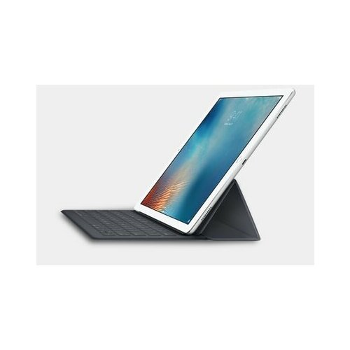 Чехол MyPads клавиатура Apple Smart Keyboard (MJYR2ZX/A) для iPad Pro 12.9 черный английская раскладка + гарантия + русские клавиши (OEM версия б.