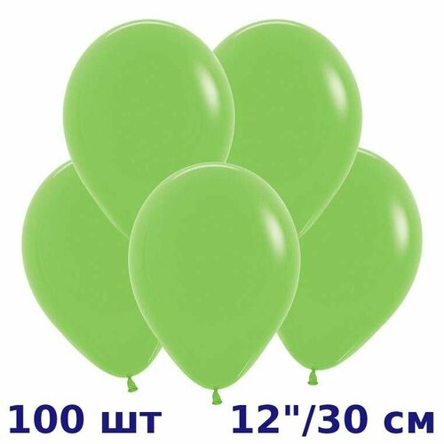 Воздушный шар (100шт, 30см) Светло-зеленый, Пастель / Key Lime, SEMPERTEX S.A, Колумбия