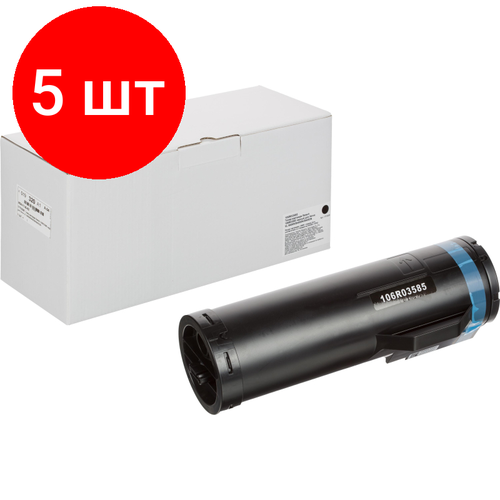 Комплект 5 штук, Тонер-картридж Retech 106R03585 чер. для Xerox VL B400N/B400DN/B405DN