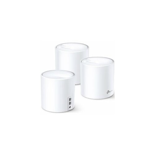 DECO X20(3-pack) Точка доступа TP-Link AX1800 Whole Home Mesh Wi-Fi System, 2 Giga RJ-45 ports each unit