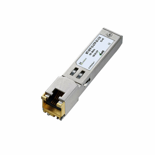 Модуль SFP Copper 1000 Мбит/с, 0,1 км, UTP, RJ45