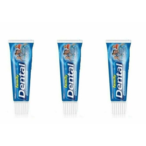 Rubella Зубная паста Dental Family Cavity Protection+Fresh Breath, 100 мл, 3 шт