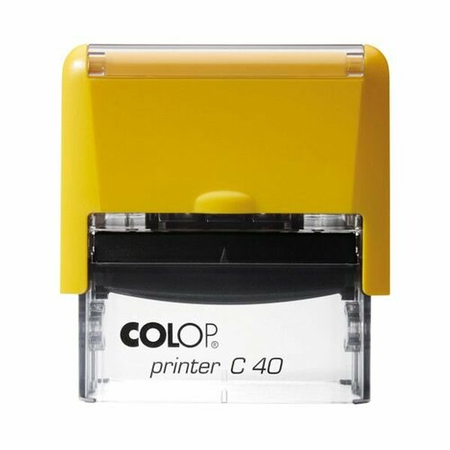 Colop Printer 40 Compact Автоматическая оснастка для штампа (штамп 59 х 23 мм.) , Жёлтый