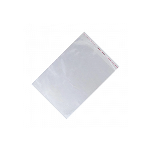 Пакет ПВД прозрачный 210*420 мм с клеевым клапаном (75 мкм) - 200 шт.