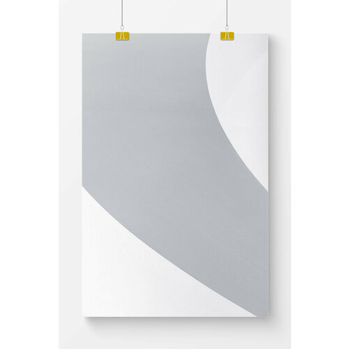 Постер для интерьера Postermarkt Белая архитектура минимализм #2, постер на стену 50х70 см в тубусе, настенный декор для дома