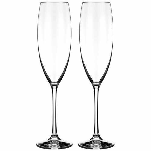 Набор бокалов для шампанского из 2 штук "Grandioso" 230 мл H=27 см